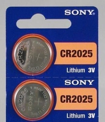 2 Sony CR2025 Lithium Coin Battery New Expire 2023 Ship from USA ...