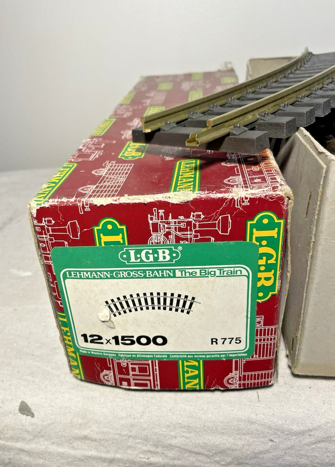 LGB 12 x 1500 and LGB 12 x 1600 G-Scale curved brass track | eBay