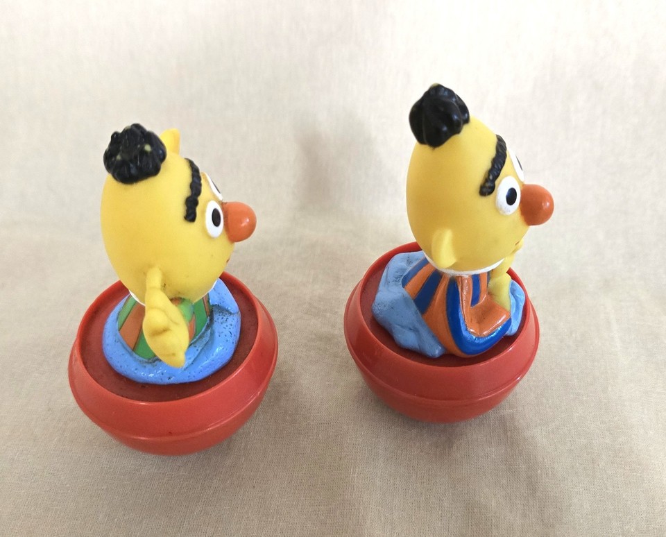 Sesame Street Roly Poly Wobble Toy Big Bird Ernie Bert Elmo | eBay