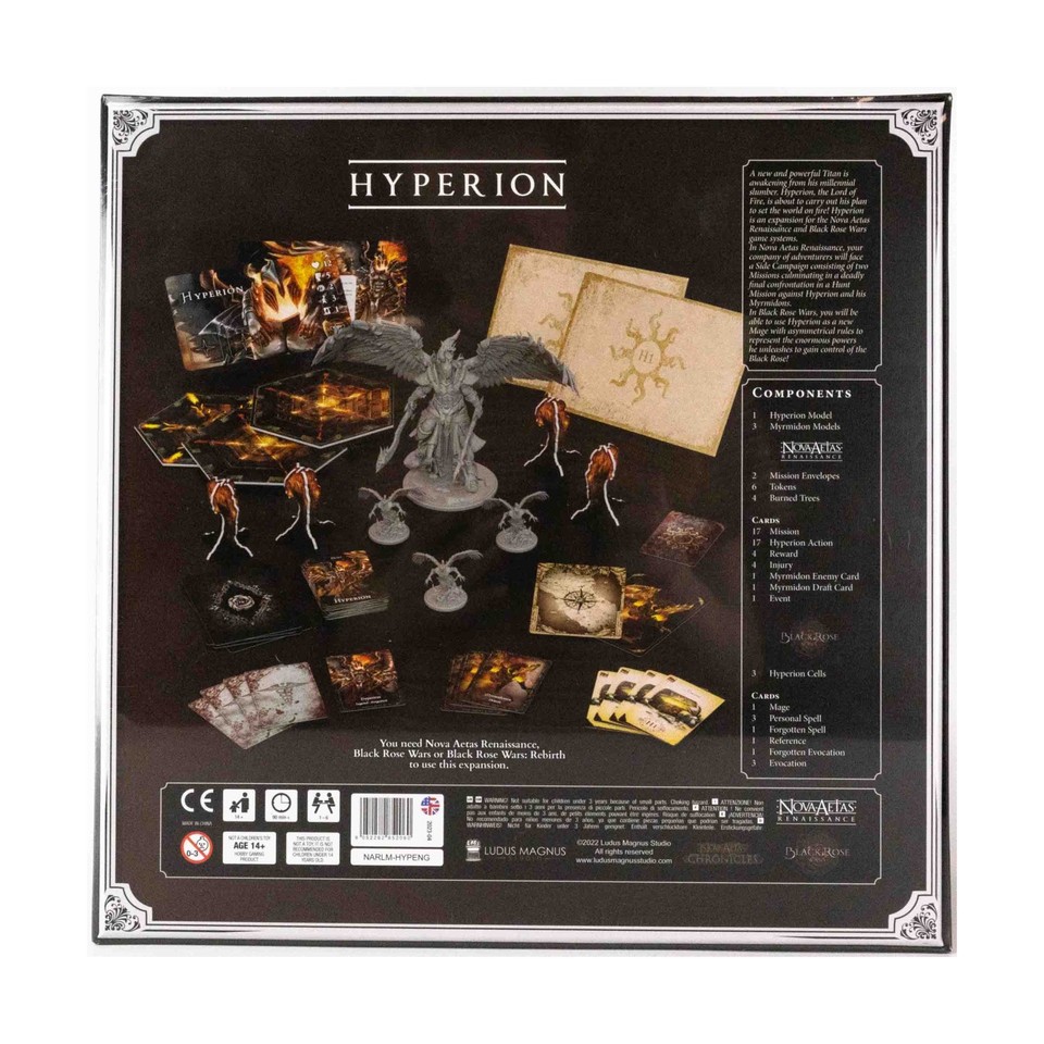 Ludus Magnus Nova Aetas Nova Aetas - Renaissance, Hyperion Expansion Box EX/NM | eBay