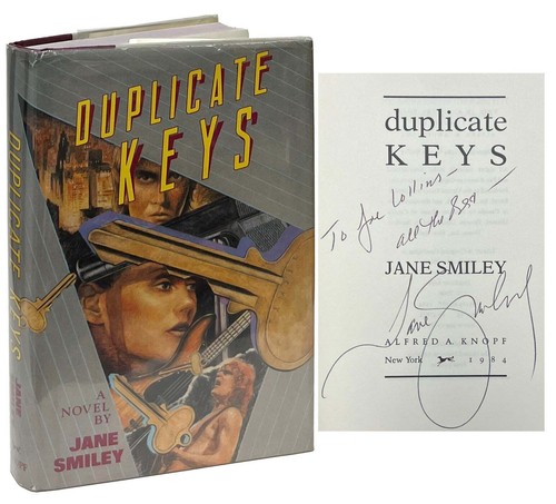Jane Smiley / Duplicate Keys Signed 1st Edition 1984 | eBay
