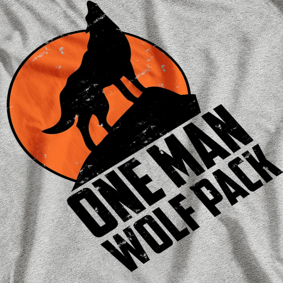 One Man Wolf Pack Inspired by Alan Hangover Printed T-Shirt | eBay UK