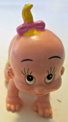 Who Framed ROGER RABBIT PVC figure BABY HERMAN crawling 2" , Disney | eBay