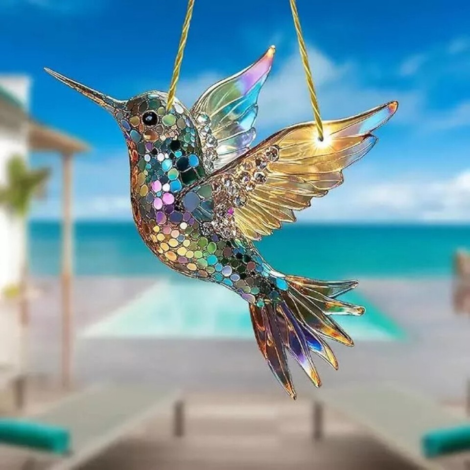 Outfany Spirit Birds Sherum Spirit Birds Hanging Ornament Sun Catcher ...