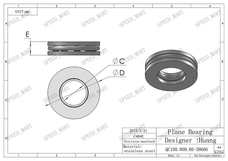 20PCS F8-14M Axial Thrust Ball Bearings 8mm x 14mm x 4mm | eBay