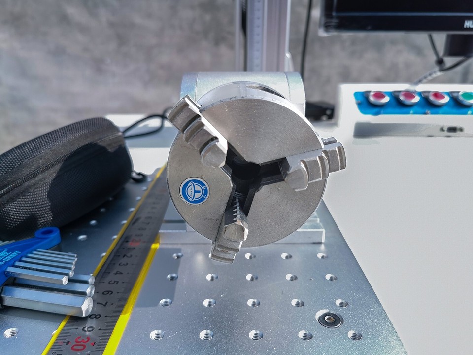 Raycus 100W Fiber Laser Metal Engraver Cutter Machine Rust Removal ...