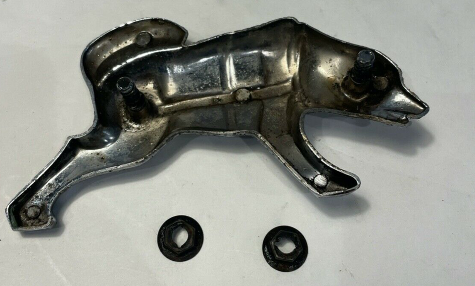 Brockway Husky Truck Vintage 1950-60's Hood Emblem Original Metal | eBay