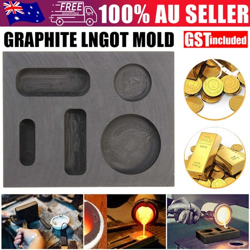 Crucible Graphite Square Melting Casting Refining Ingot Mould Gold ...