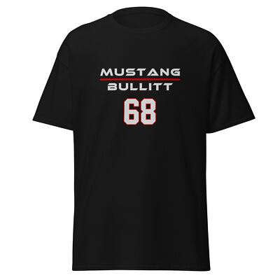 Premium T-Shirt For Ford Mustang Bullitt 1968 Car Enthusiast Birthday ...
