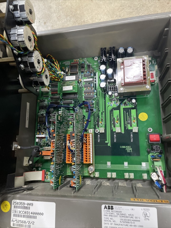 ABB Commander 1900 2 Pin Chart Recorder 💥🏇SHIPS FAST🏇💥 | eBay