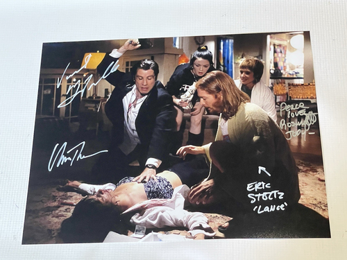 Pulp Fiction Cast Signed Autographed 11x14 Photo Thurman, Travolta ...