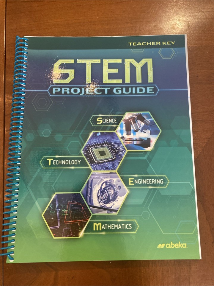 Abeka Stem Project Guide and Teacher Key Books Science, Technology ...