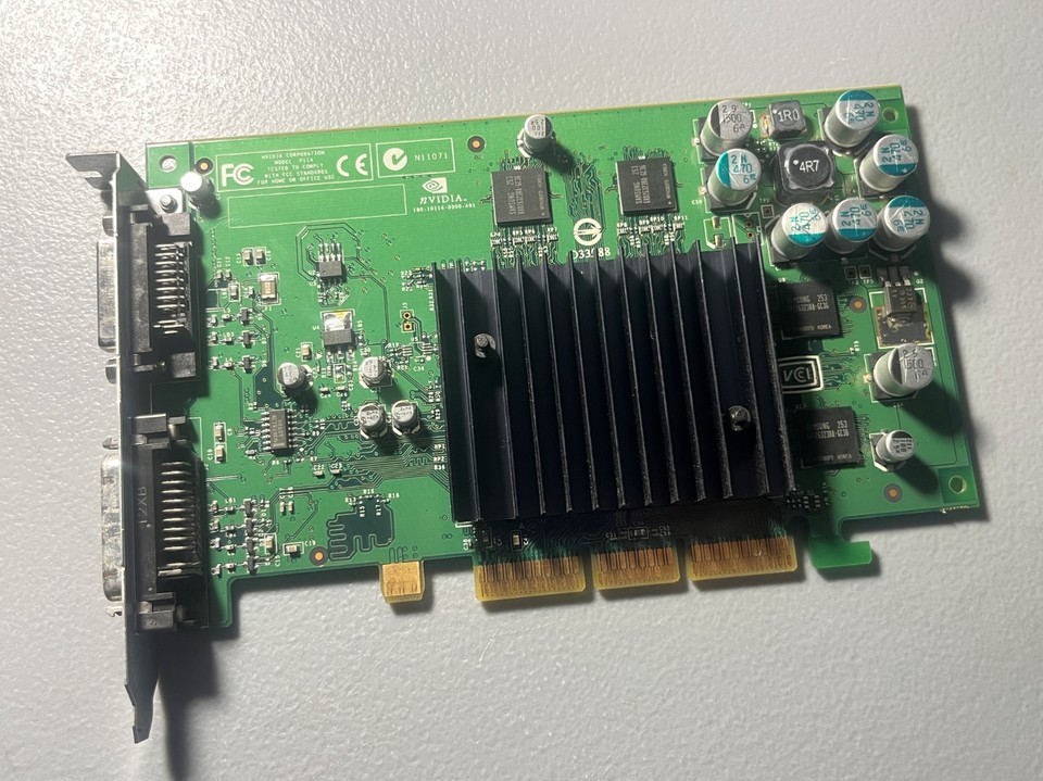 OEM NVIDIA GeForce4 MX 64MB AGP 4x DVI-I ADC Power Mac G4 Graphics ...