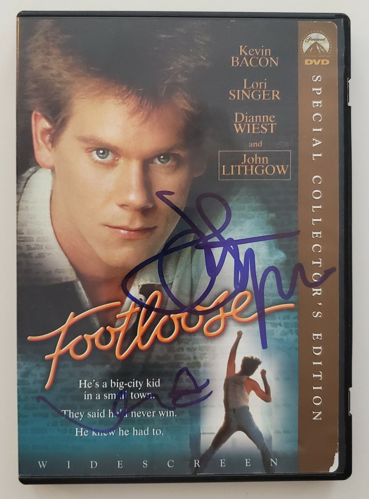 Kevin Bacon & John Lithgow Signed Footloose DVD Actors LEGENDS RAD | eBay