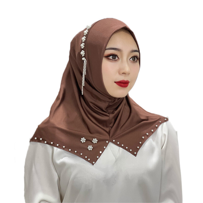 Muslim Hijab One Piece Amira Scarf Turban Women Shawls Wrap Headscarf ...