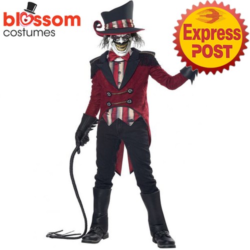 CK2800 Child Wicked Ringmaster Twisted Fairytale Circus Halloween Scary ...