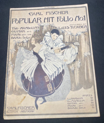 1st Mandolin Carl Fischer Popular Hit Folio No. 1 Sheet Music Many ...