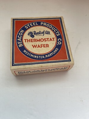 BEACON STEEL PRODUCTS CO. BEST OF ALL Thermostat WAFER Westminster ...