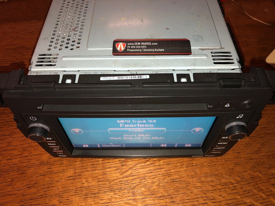 2007-2012 OEM GMC ACADIA NAVIGATION DVD RADIO BUICK ENCLAVE USB & Aux ...