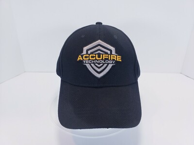 Accufire Technology Black Baseball Cap Hook And Loop Closure 1 Size ...