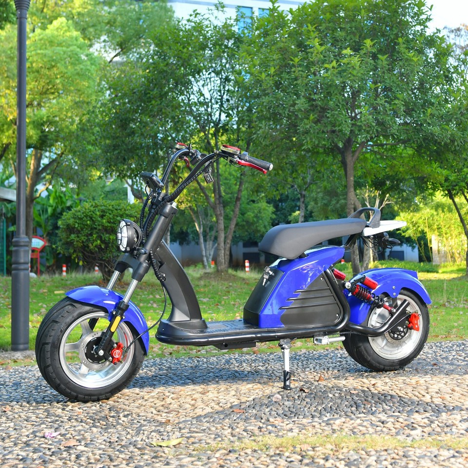 Citycoco 18 Inch Fat tire Electric Scooter 4000W Motor Max Speed 75 KM ...