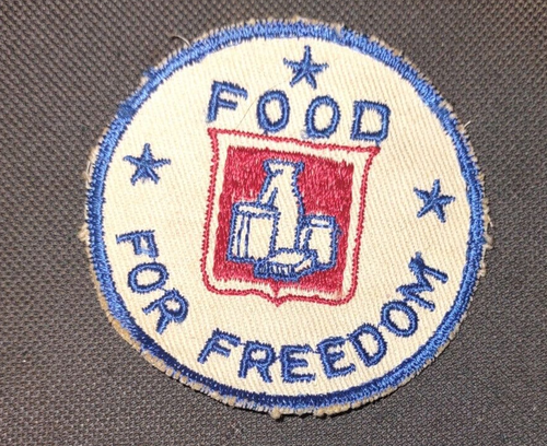 Rare WW2 WWII US Home Front Food for Freedom patch | eBay