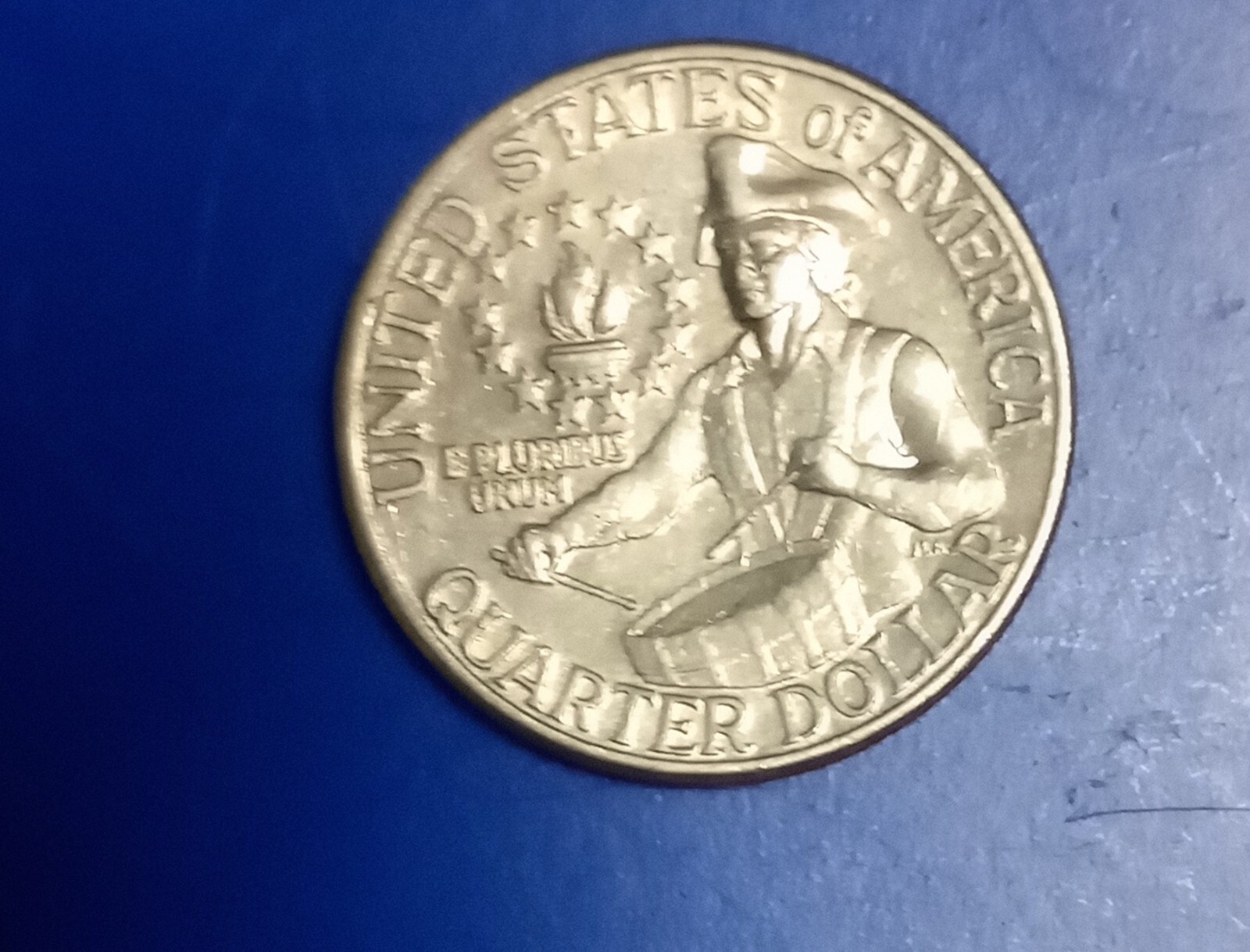 1776-1976 D bicentennial quarter error mint mark filled in (Rare) good ...