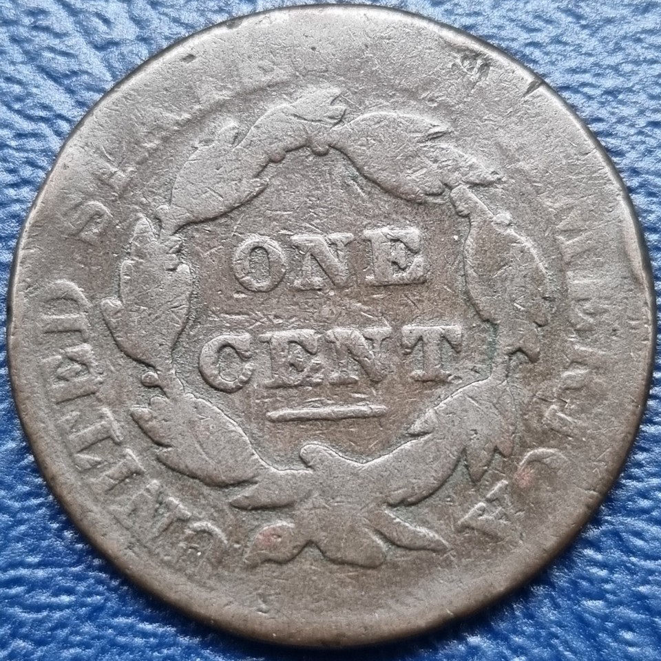 1828 Coronet Head Large Cent 1c Copper Coin Circulated #71489 | eBay