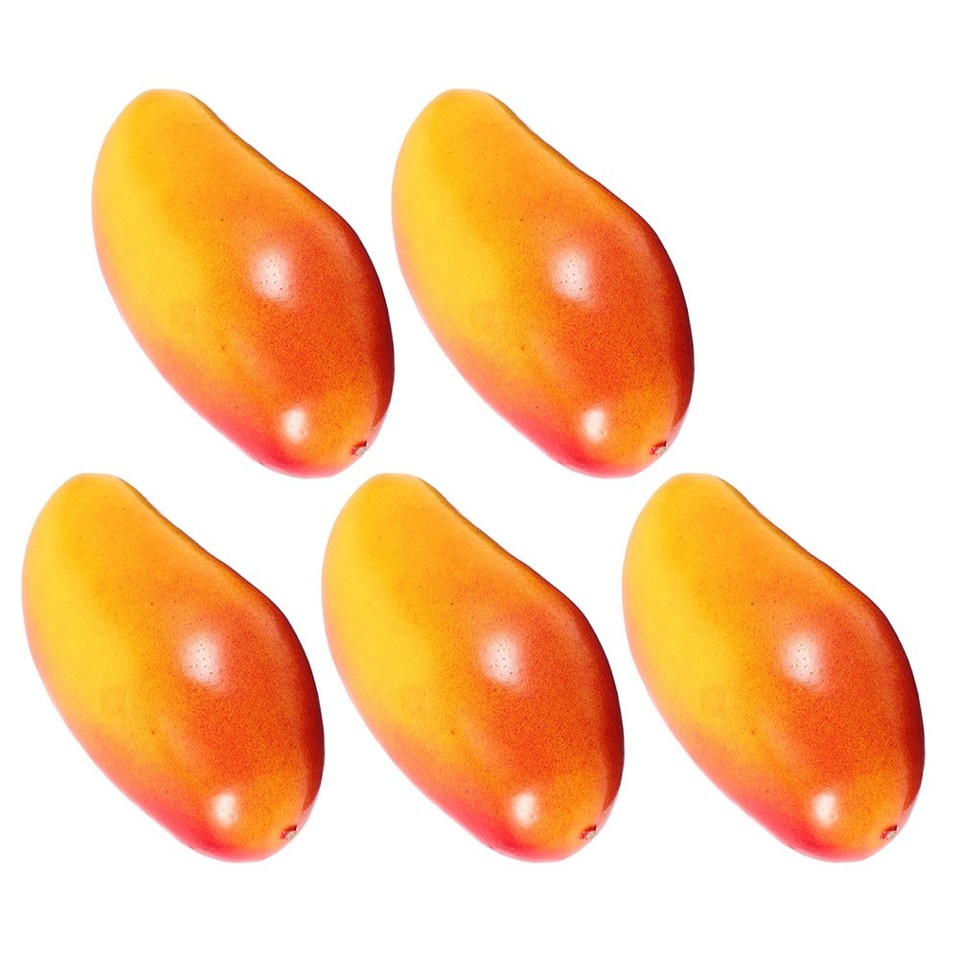 5 Pcs Simulation Mango Ornament Foams Artificial Fruit Fake Decor | eBay UK