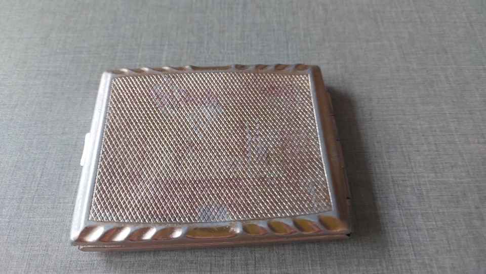 Wonderful Soviet cigarette case, dedicated to the First manned flight ...