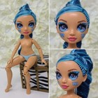 MGA Rainbow High Skyler Bradshaw Cheer Squad Blue Hair Nude Jointed Doll | eBay