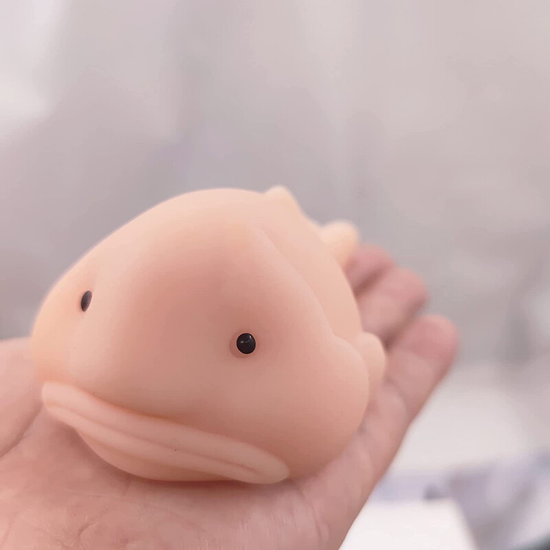 Cute Blobfish Toy Fragrant Droplet Fish Blob Fish Mochi Decompression ...