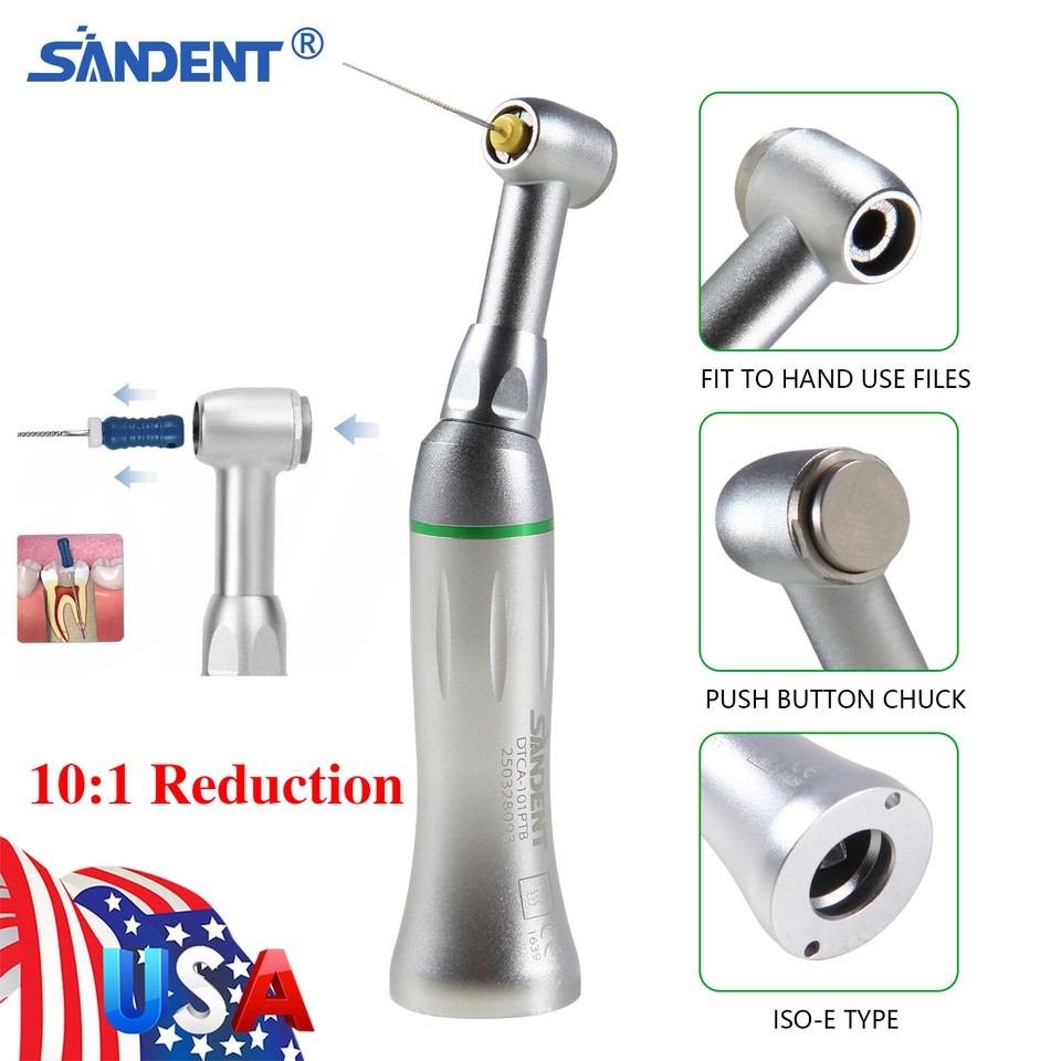 Dental Handpiece Endo Rotary File 10:1 Reciprocating Contra Angle ...