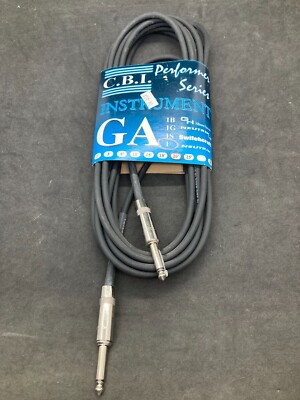 CBI Performer Series Instrument Cable, Neutrik 1/4 Connector, 20 Feet # ...