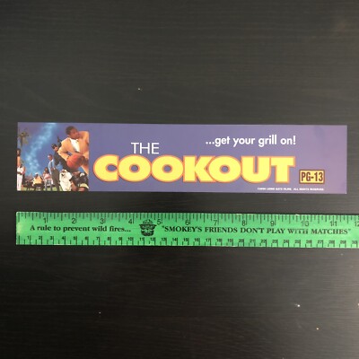 THE COOKOUT (2004) Movie Theater Mylar Poster DS OG 2.5x11.5 Queen ...