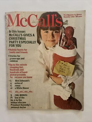 1968 December McCall’s Magazine Holiday Feasts For Family And Friends ...