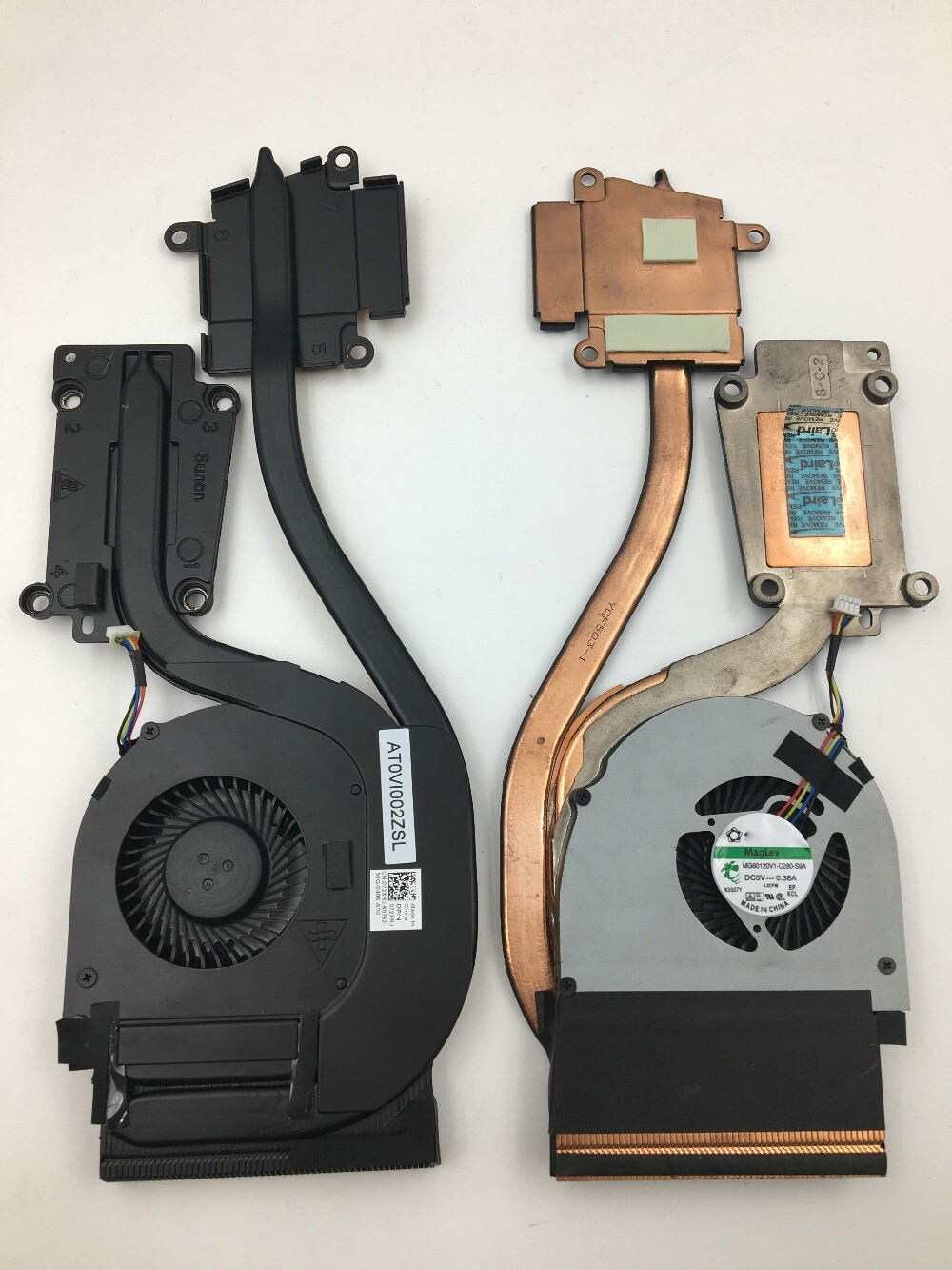 FOR Dell Latitude E6540 Radiator Brass Individual Radiator Fan 072XRJ ...