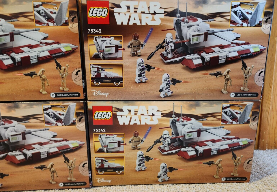 LEGO STAR WARS: Republic Fighter Tank (75342) New In Sealed Box Mace Windu Mint | eBay
