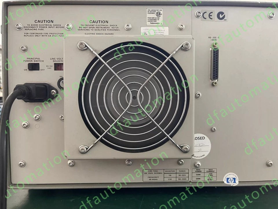 Tektronix 11801C Oscilloscop; Digital Storage, 50 GHz, 1 GS/s, 8 Chs PM ...
