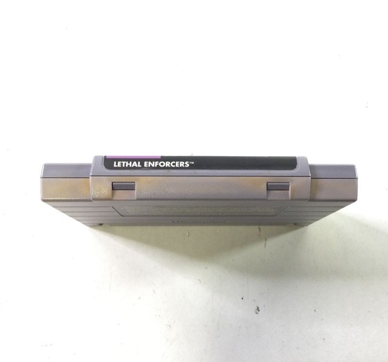 Lethal Enforcers - Konami - Super Nintendo - SNES Game And Gun w/ Box ...