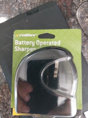 Caliber Electric Pencil Sharpener Battery Operated New Black Unopened ...