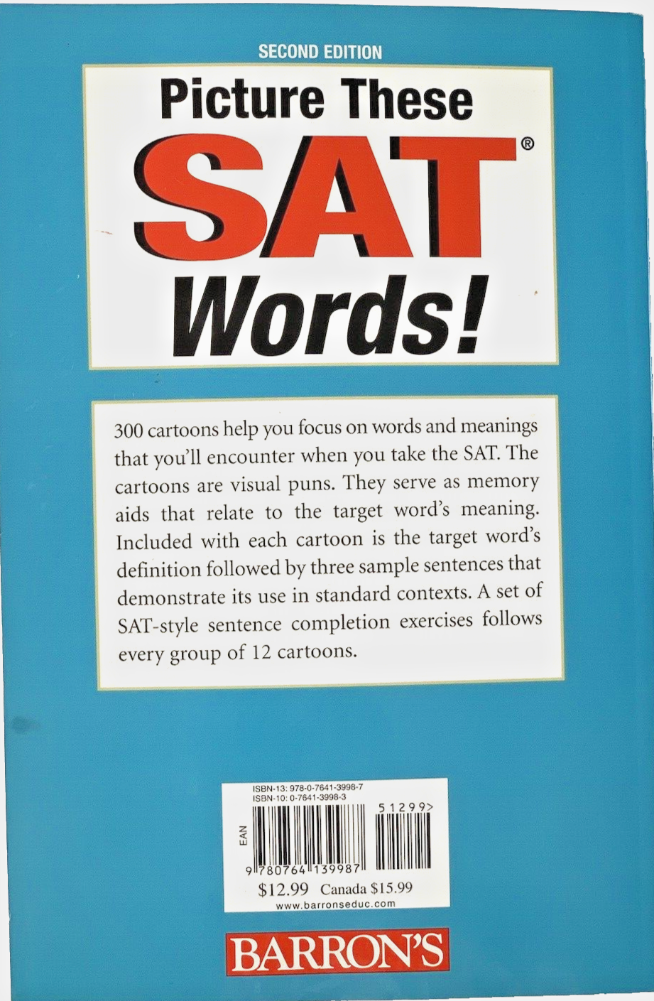 Picture These SAT Words! by Susan Geer and Philip Geer (2008, Trade ...
