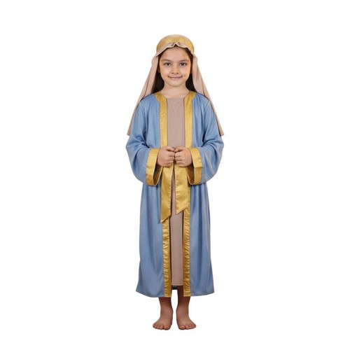 Kids Girls Xmas Nativity Mary Costume School Play Fancy Dress | eBay