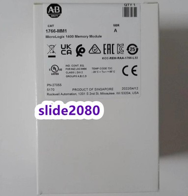New Factory Sealed AB 1766-MM1 SER A MicroLogix 1400 Memory Module ...