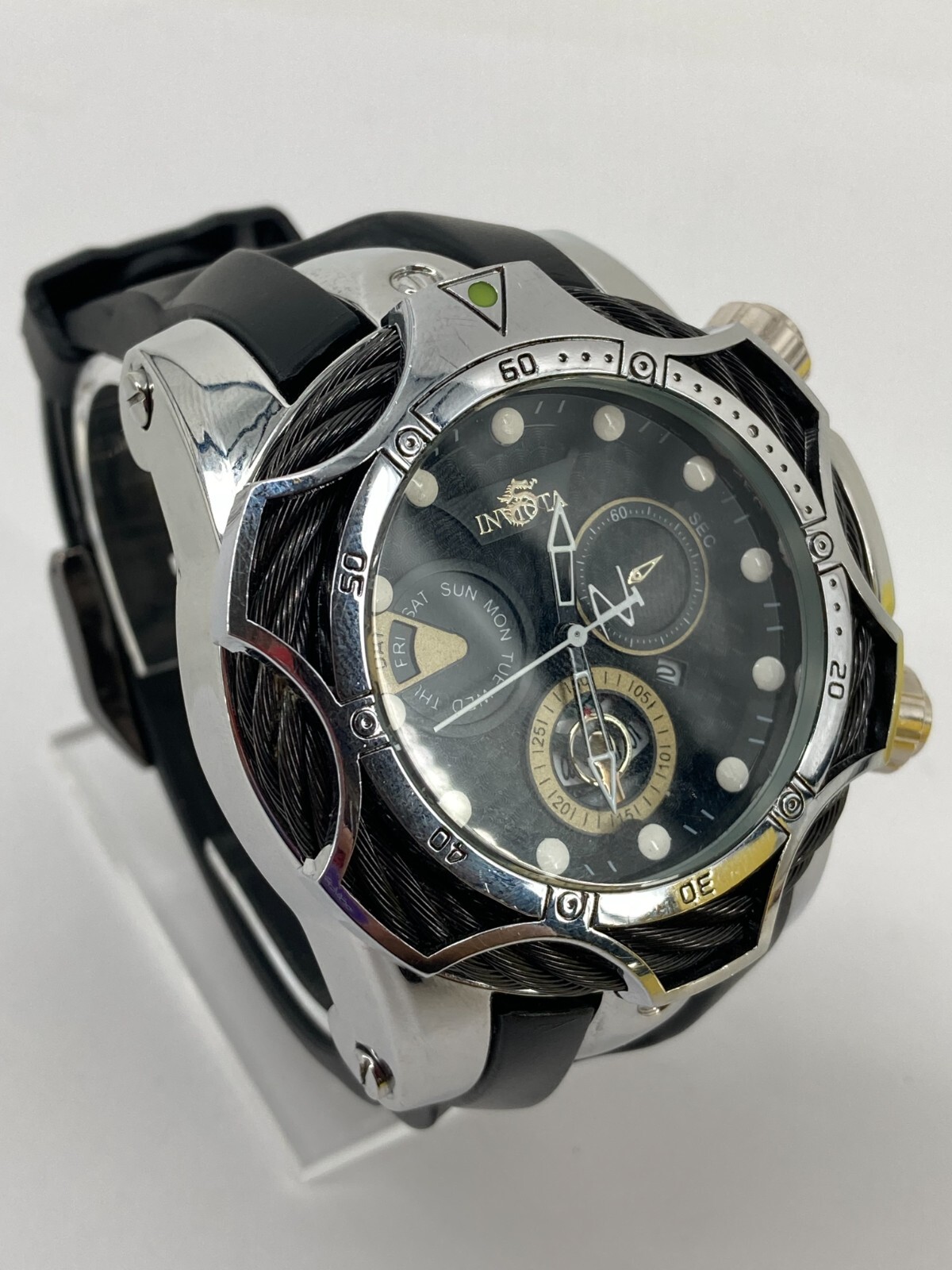 Invicta Reserve Venom Men's Watch 8161 Flame-fusion Crystal Water ...