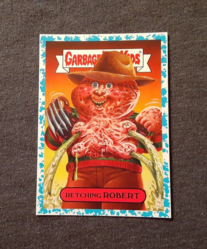 Garbage Pail Kids blue retching robert Oh The Horror-ible freddy ...