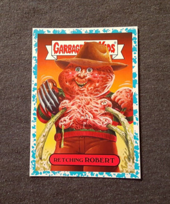 Garbage Pail Kids blue retching robert Oh The Horror-ible freddy ...