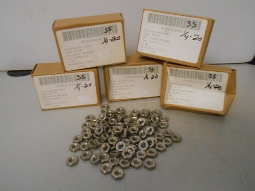 1/4-20 Plain Hexagon Nut Stainless Steel 5310-00-989-0908 MS35691-3 ...