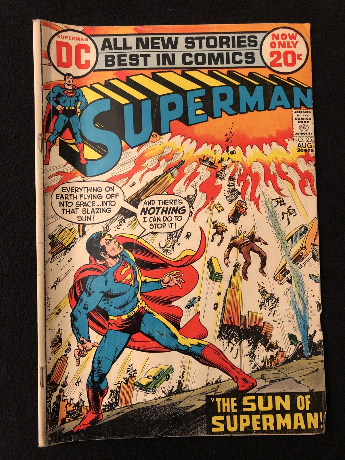 SUPERMAN 255 3.5 4.0 DC 1972 VW | eBay