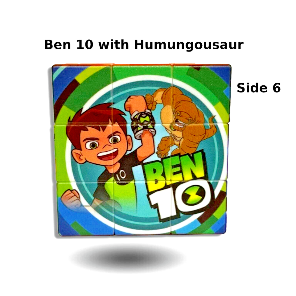 Ben 10 Rubix Anime Cartoon UV Printed Classic Rubik Fidget Toy Puzzle ...